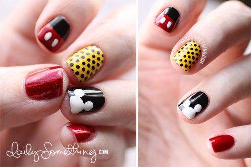 Unhas Decoradas Com Mickey Fotos E Como Fazer
